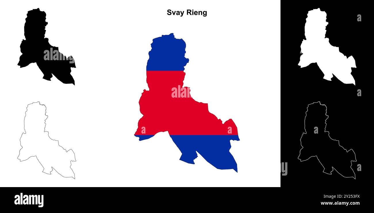 Svay rieng eps map hi-res stock photography and images - Alamy