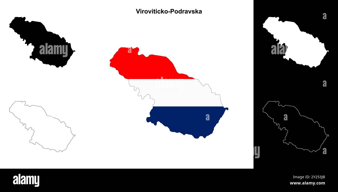 Map of podravska hi-res stock photography and images - Alamy