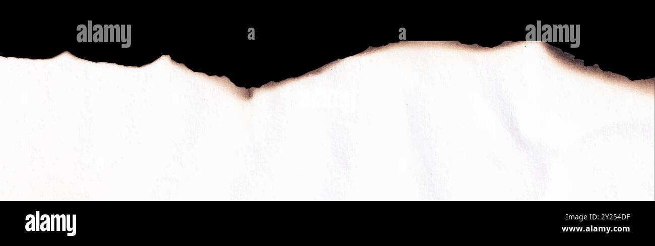 Burnt paper edges realistic vector illustration Stock Vector Image ...