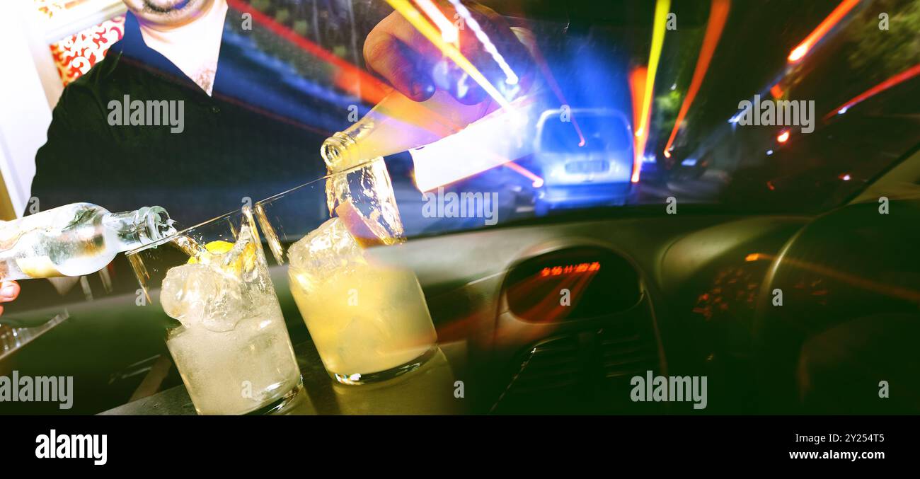 Police drunk party hi-res stock photography and images - Alamy