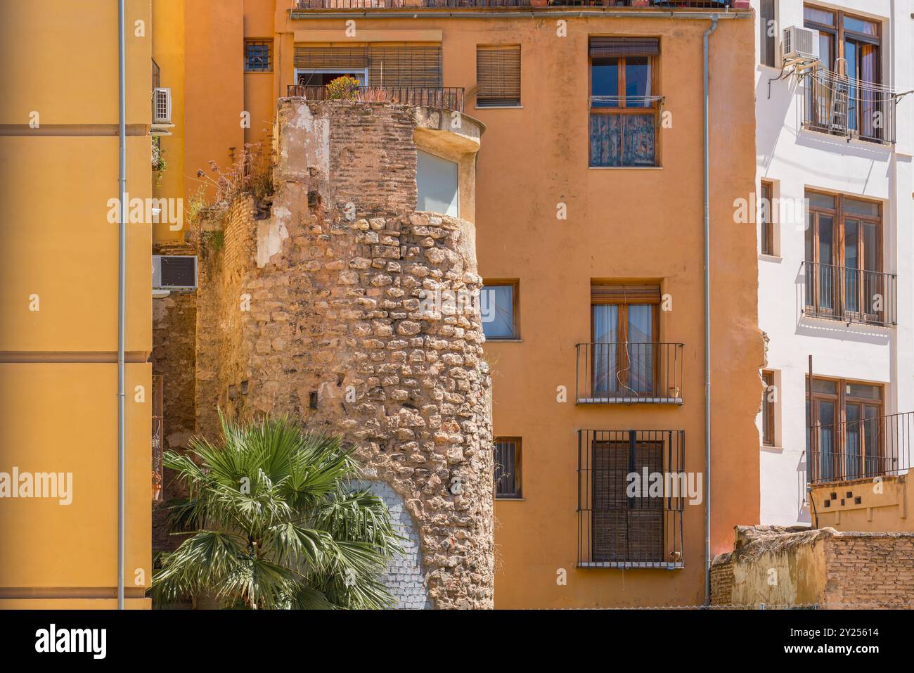Valencia, Spain. May 15, 2024. Defense tower, a structure that remains ...