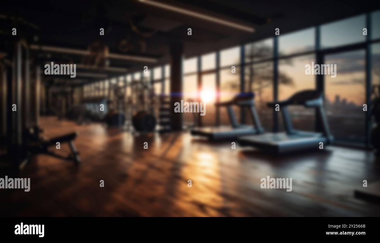 New gym interior design hi-res stock photography and images - Alamy