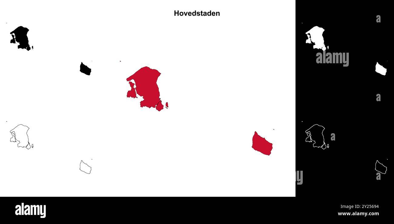 Map of hovedstaden hi-res stock photography and images - Alamy