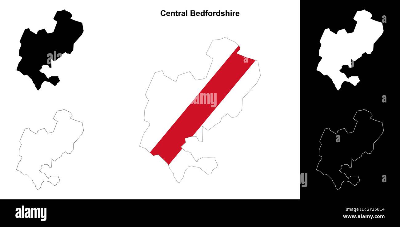 Central Bedfordshire blank outline map set Stock Vector Image & Art - Alamy Central Bedfordshire blank outline map set Stock Vector Image & Art - Alamy