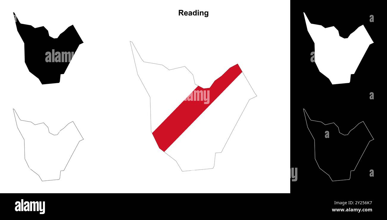 Blank reading map hi-res stock photography and images - Alamy