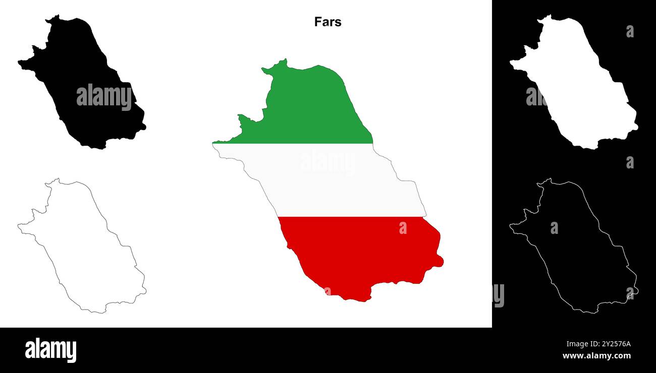 Blank fars map hi-res stock photography and images - Alamy