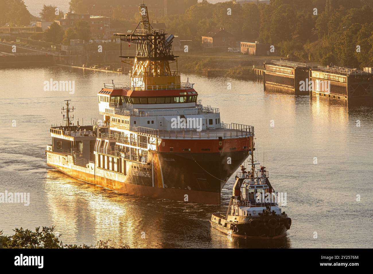 Tug & Tow: Kasko of the new Pollution Control Vessel MELLUM passing the ...