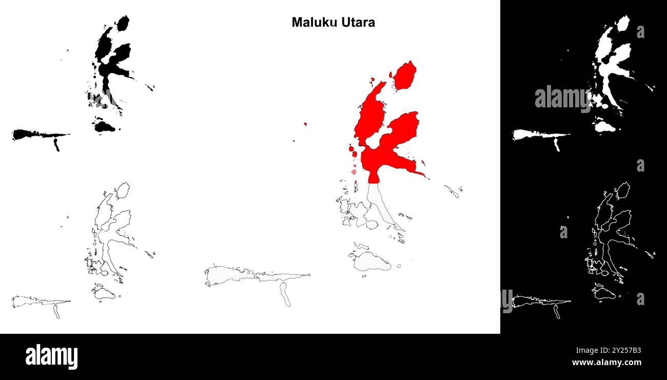 Maluku Utara province outline map set Stock Vector Image & Art - Alamy Maluku Utara province outline map set Stock Vector Image & Art - Alamy