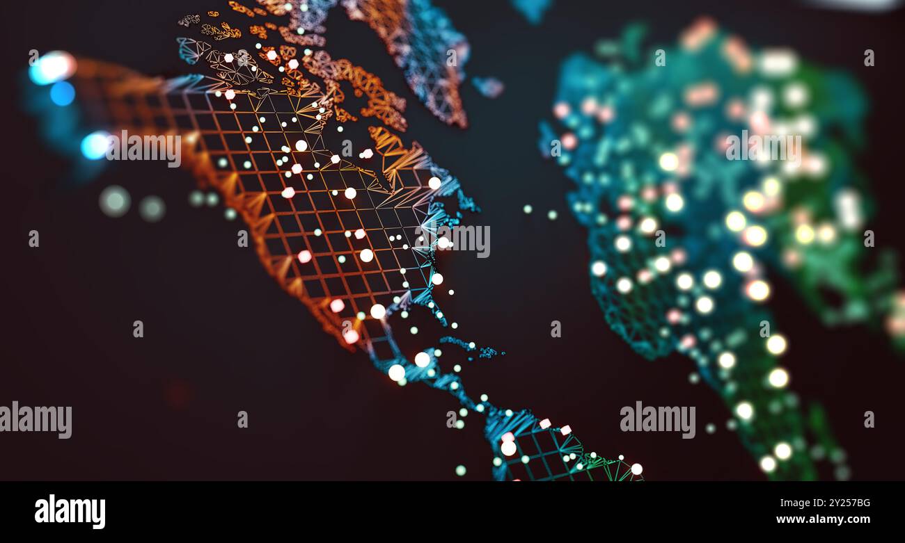 Global logistics concept world map hi-res stock photography and images ...