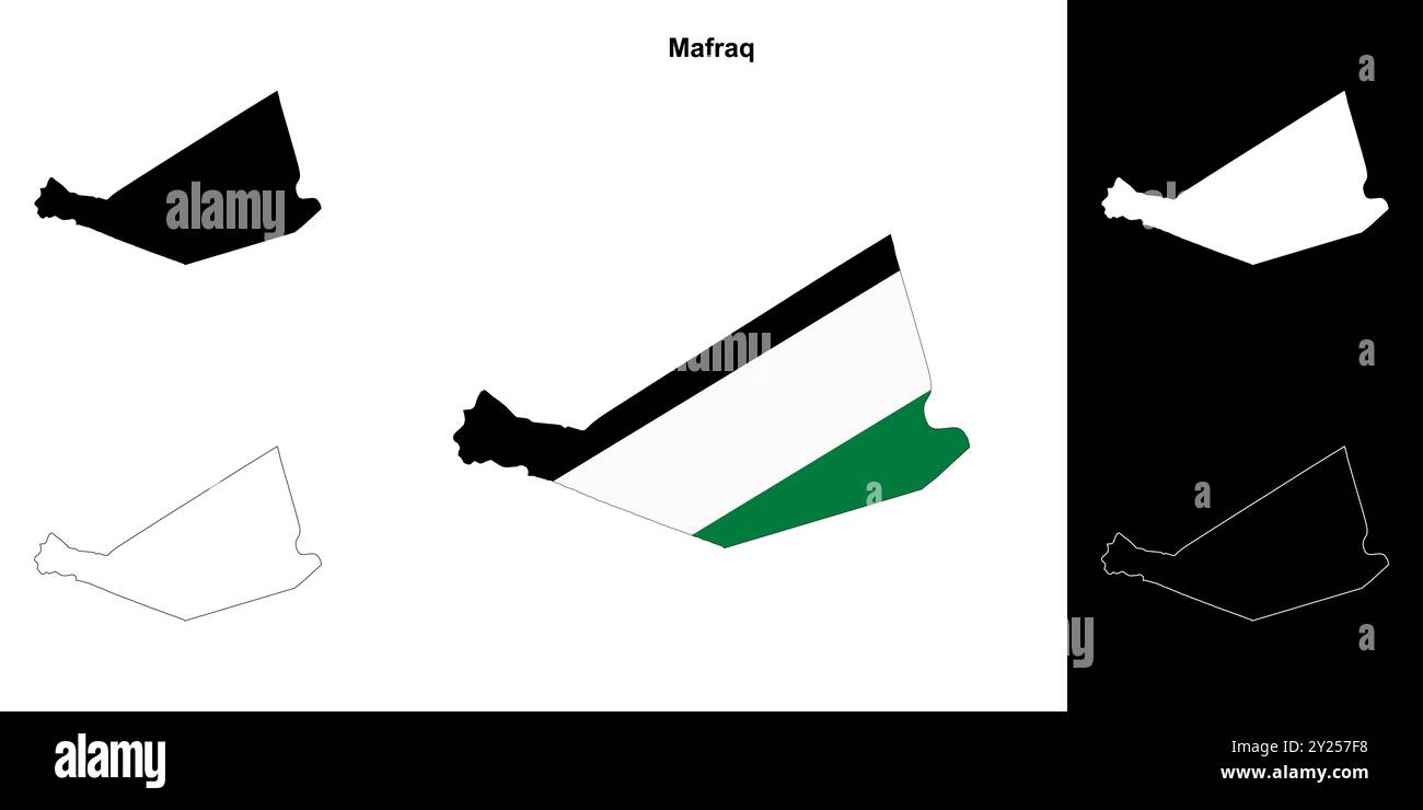 Mafraq map hi-res stock photography and images - Alamy