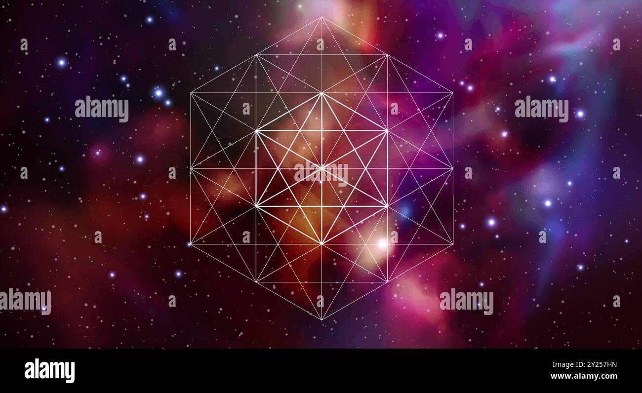 Mystical sacred geometry vector symbol. Spirituality, harmony Stock ...