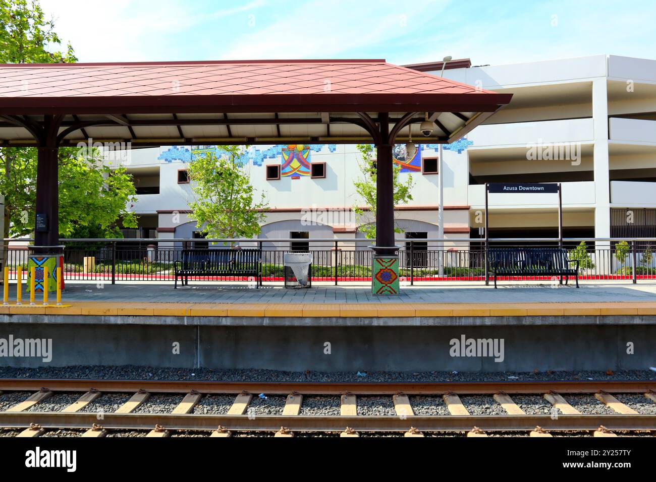 Azusa (Los Angeles County), California: Azusa Downtown Metro Rail A ...