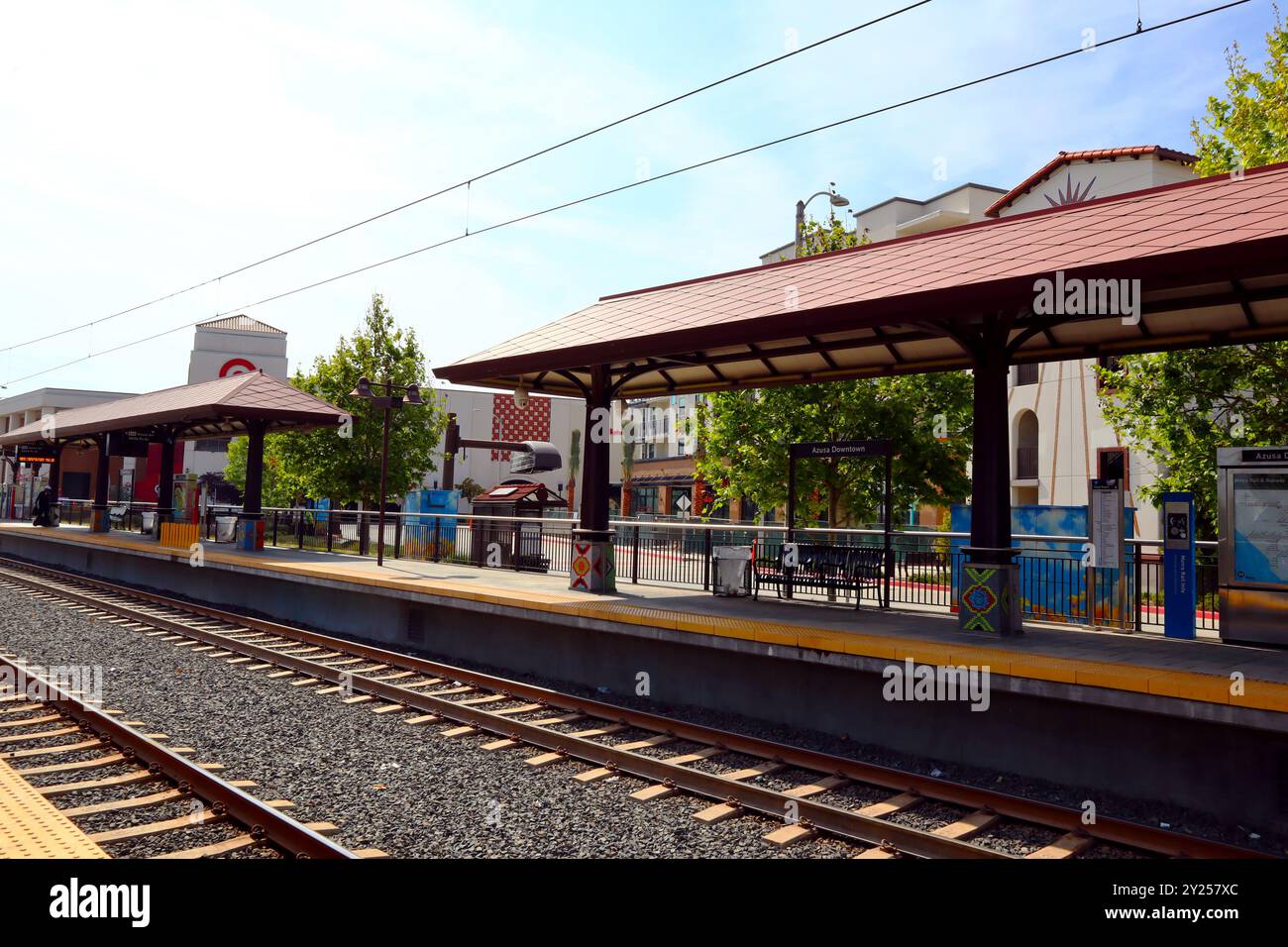 Azusa (Los Angeles County), California: Azusa Downtown Metro Rail A ...