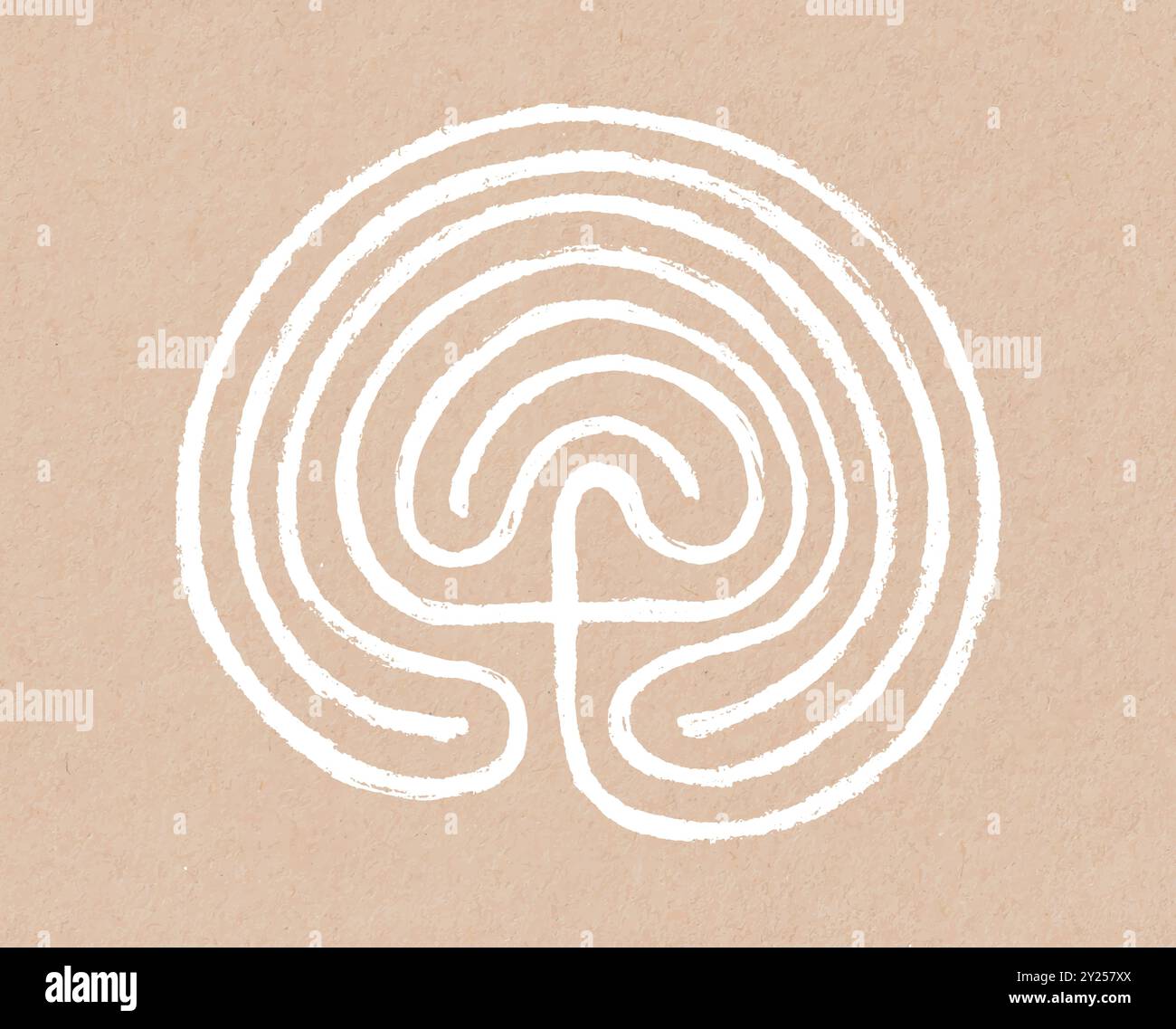 Crete traditional symbol. Cretan labyrinth line art vector Stock Vector ...