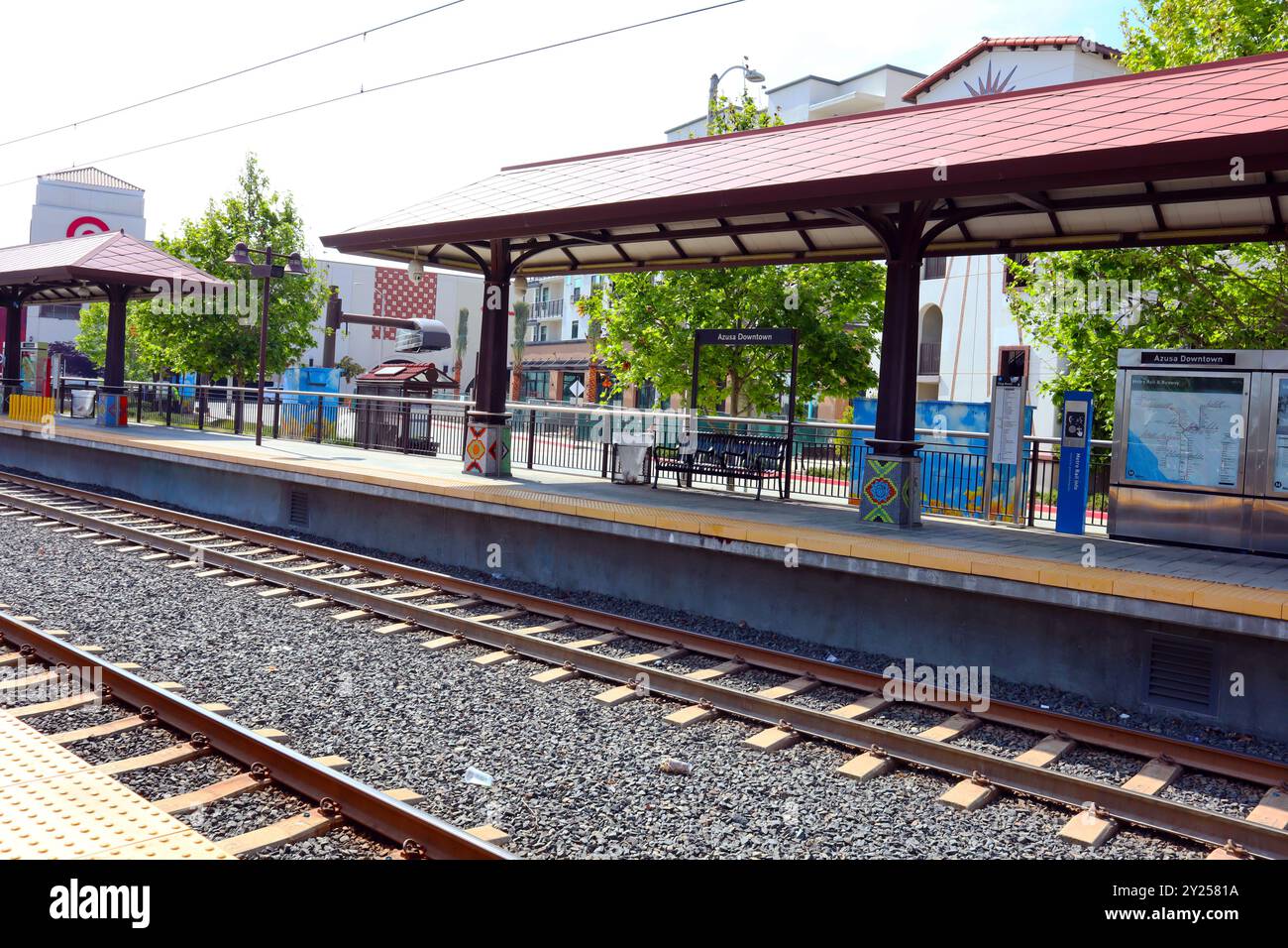 Azusa (Los Angeles County), California: Azusa Downtown Metro Rail A ...