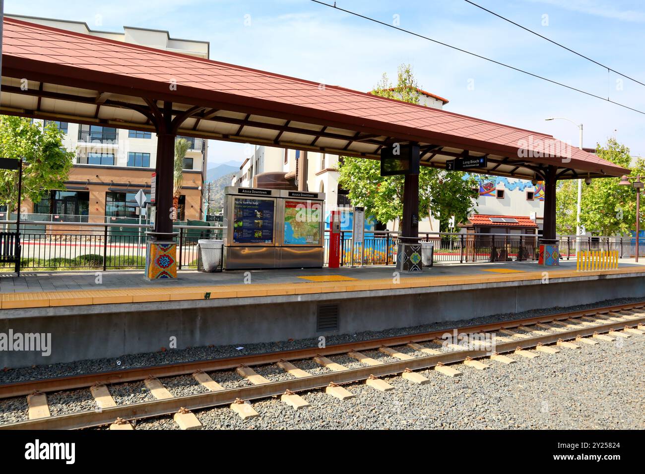 Azusa (Los Angeles County), California: Azusa Downtown Metro Rail A ...