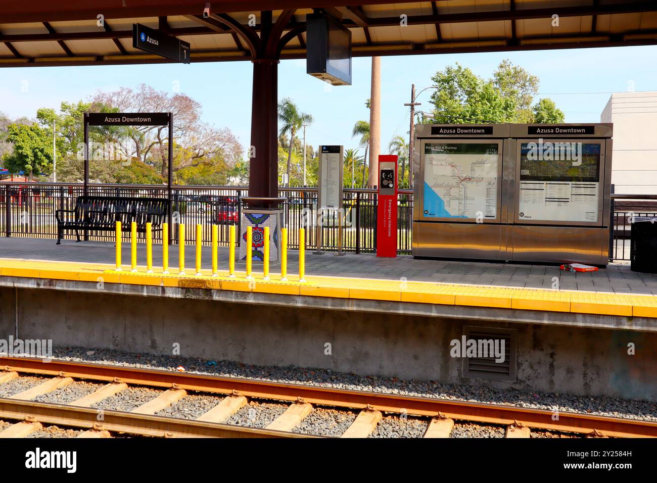Azusa (Los Angeles County), California: Azusa Downtown Metro Rail A ...