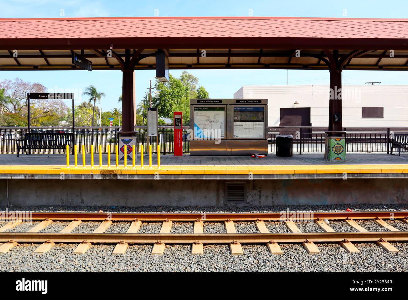 Azusa (Los Angeles County), California: Azusa Downtown Metro Rail A ...
