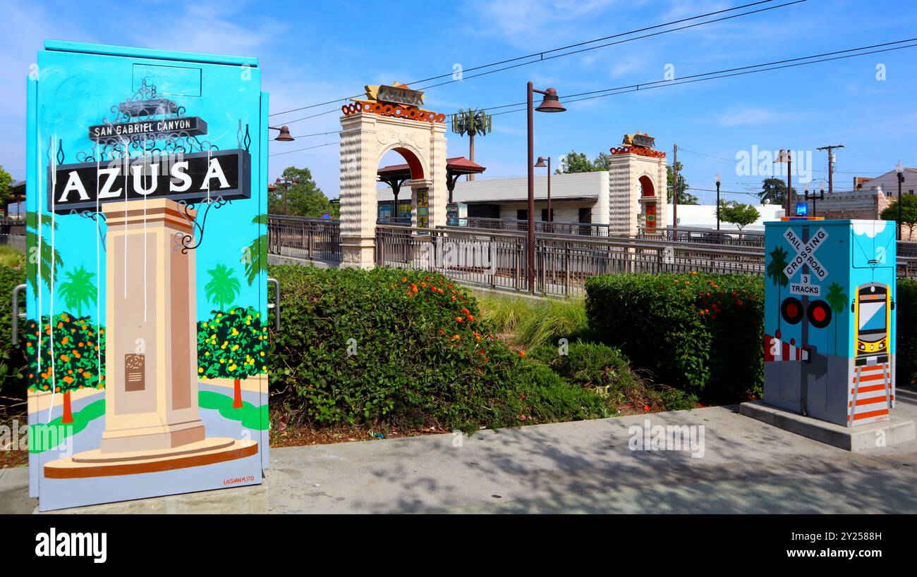 Azusa (Los Angeles County), California: City of Azusa, Artistic ...