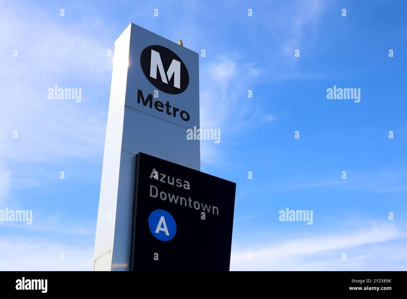 Azusa (Los Angeles County), California: Azusa Downtown Metro Rail A ...