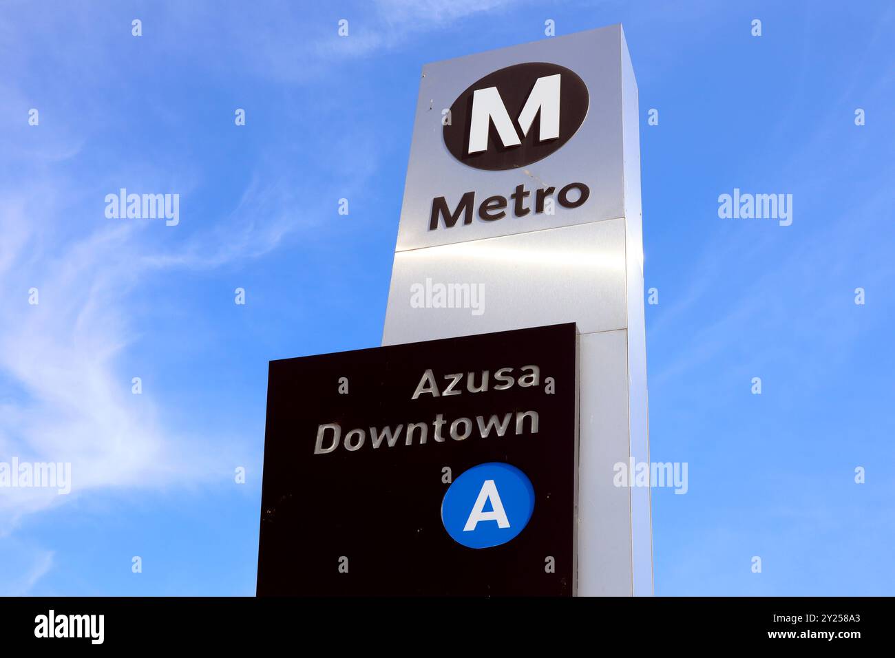 Azusa (Los Angeles County), California: Azusa Downtown Metro Rail A ...