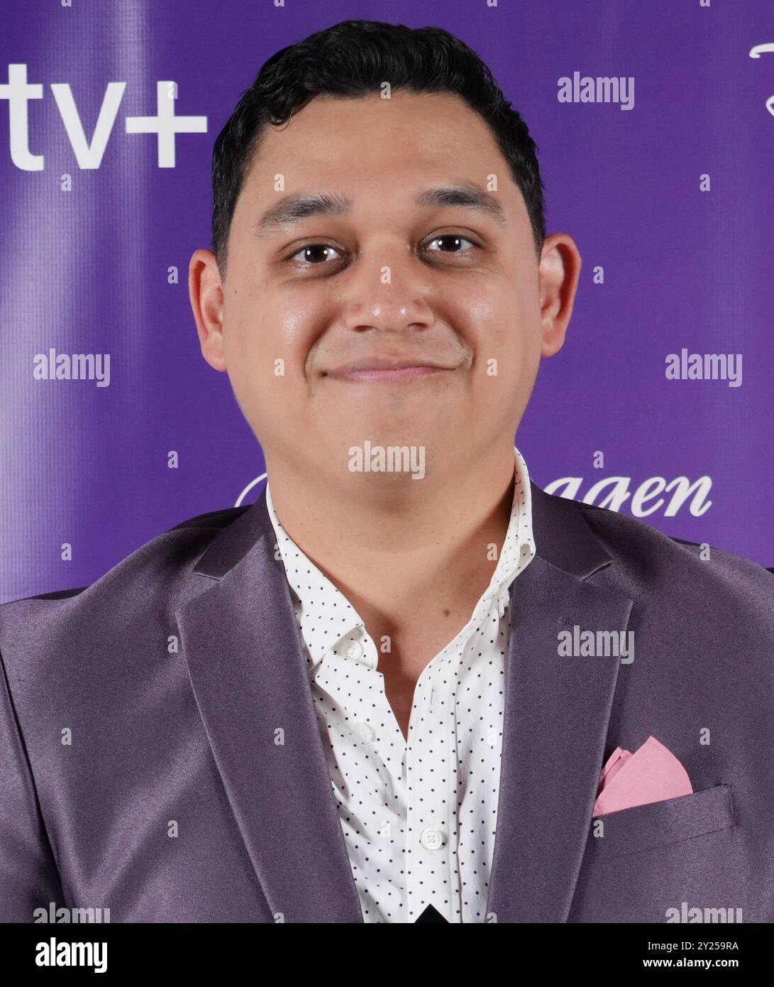 Los Angeles, USA. 08th Sep, 2024. Andrew Cano pose with the award at ...
