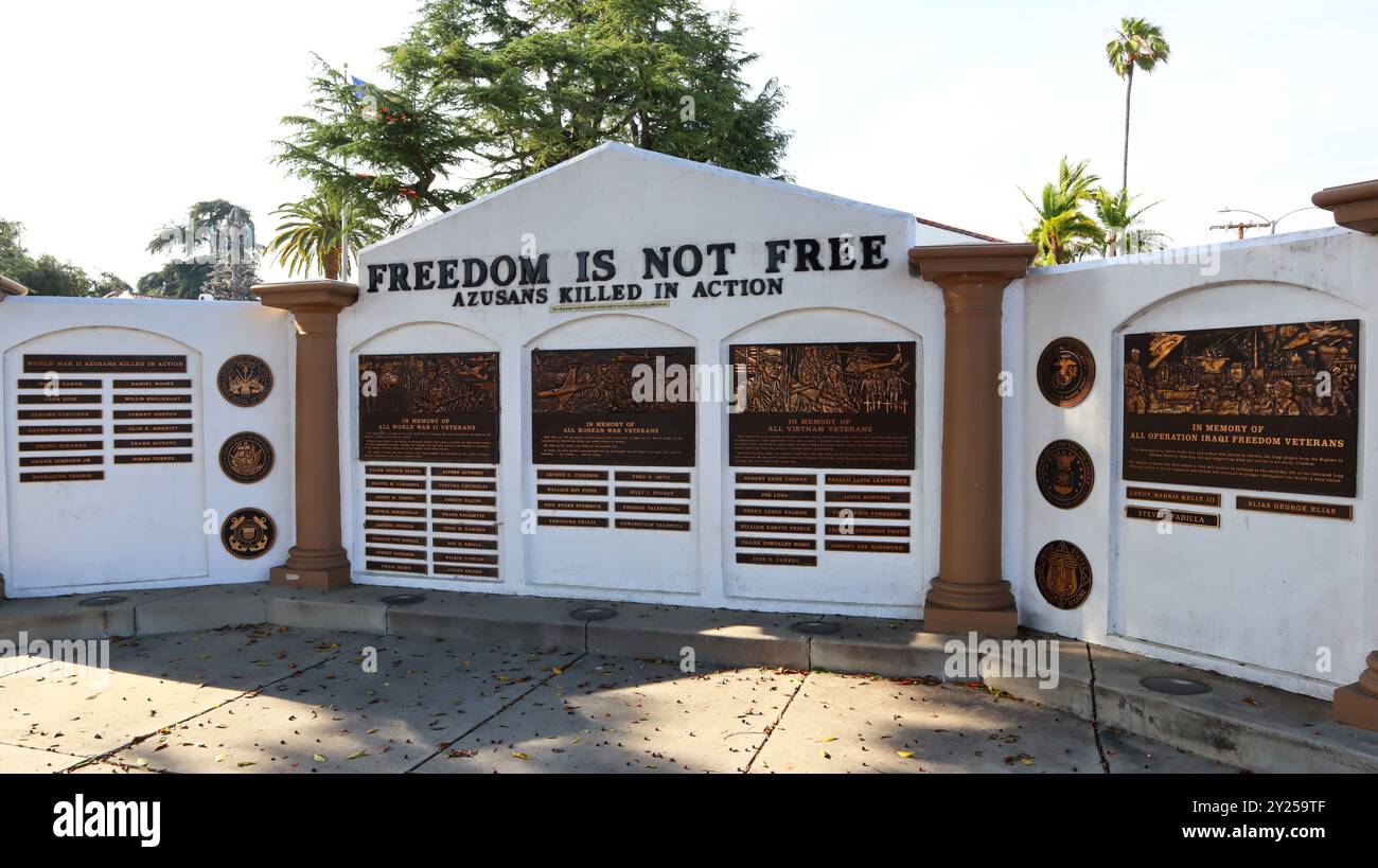 Azusa (Los Angeles County), California: City of Azusa, Monument to the ...