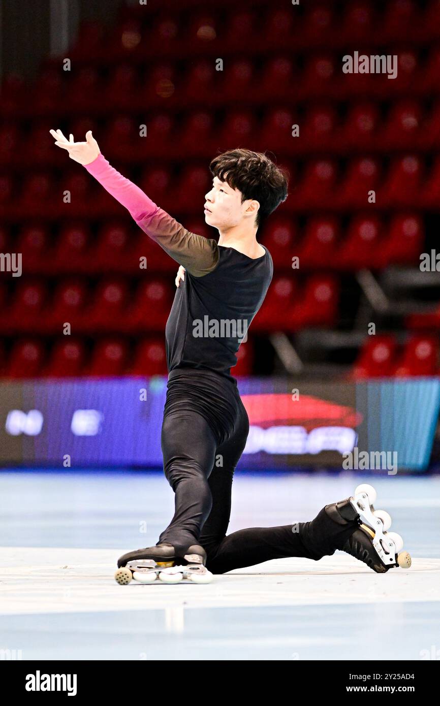 Ye Chang CHOI (KOR), during Senior Men Inline, Short Program, at the ...