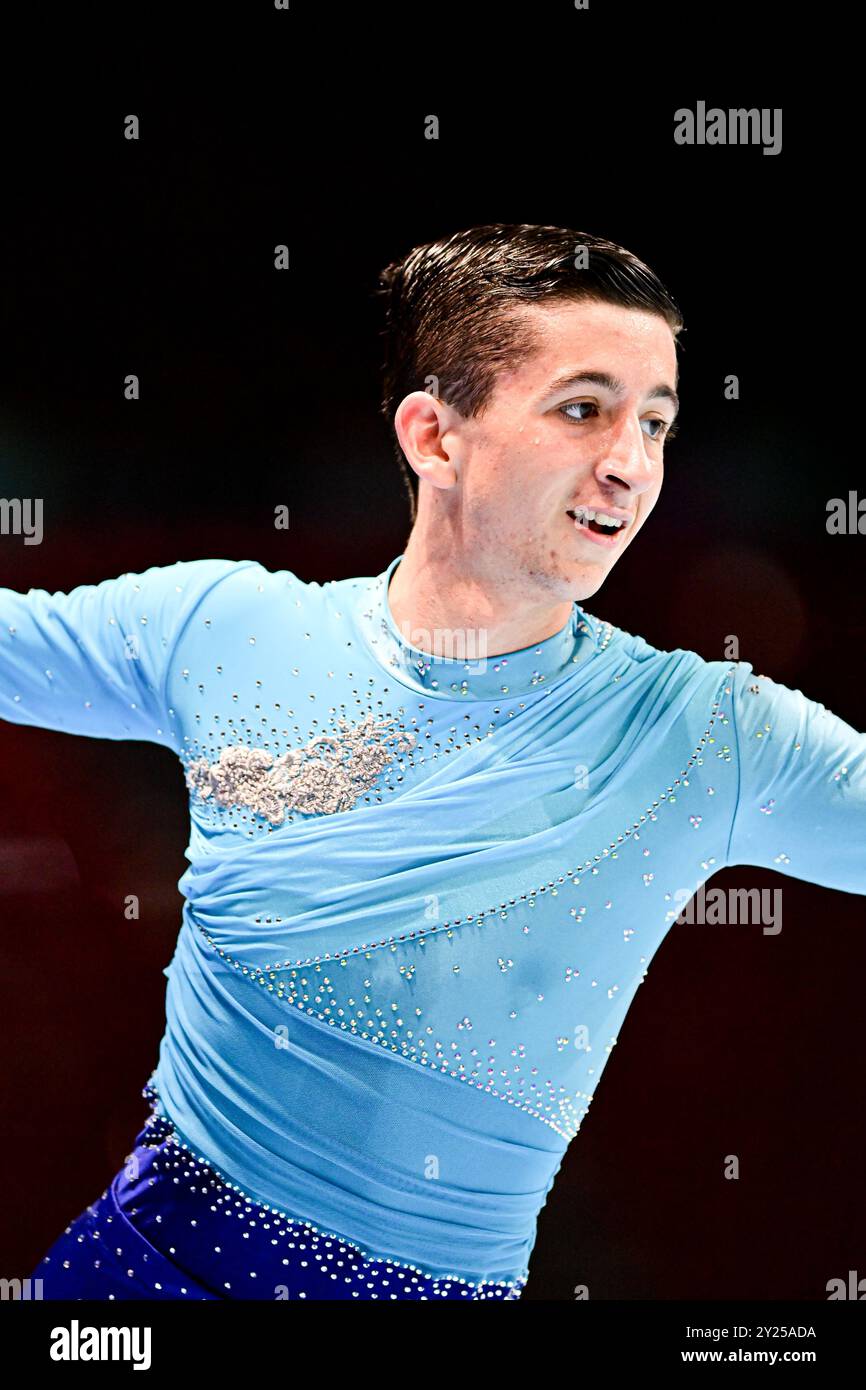 David GUTIERREZ BOLLAIN (ESP), during Senior Men Inline, Short Program ...
