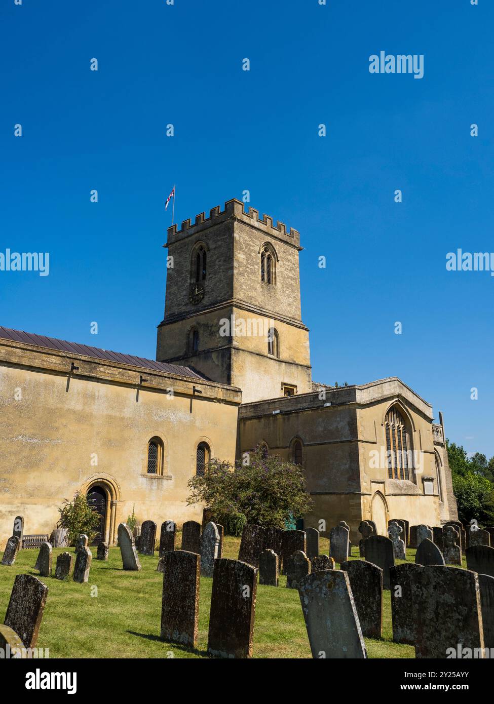St Michael's parish church, Stanton Harcourt, Oxfordshire, England, UK ...