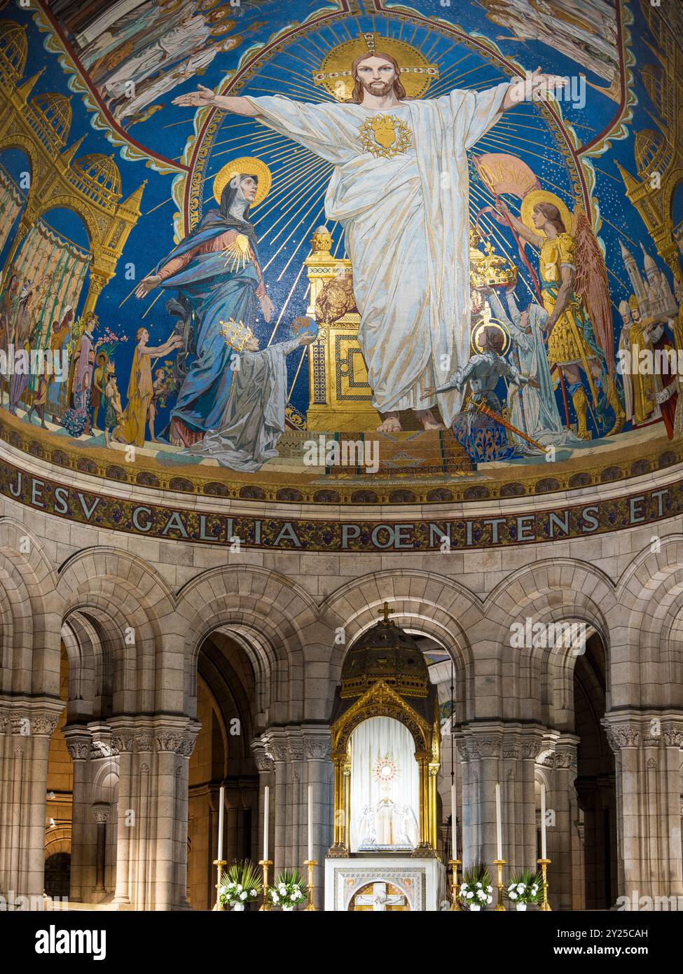 Christ in Majesty, The Triumph of the Sacred Heart of Jesus Mosaic ...