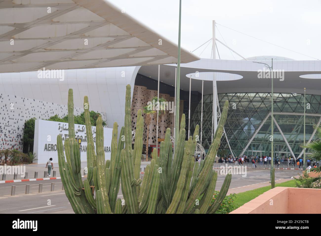 Marrakech International Airport in Morocco. Marrakech-Menara Airport ...