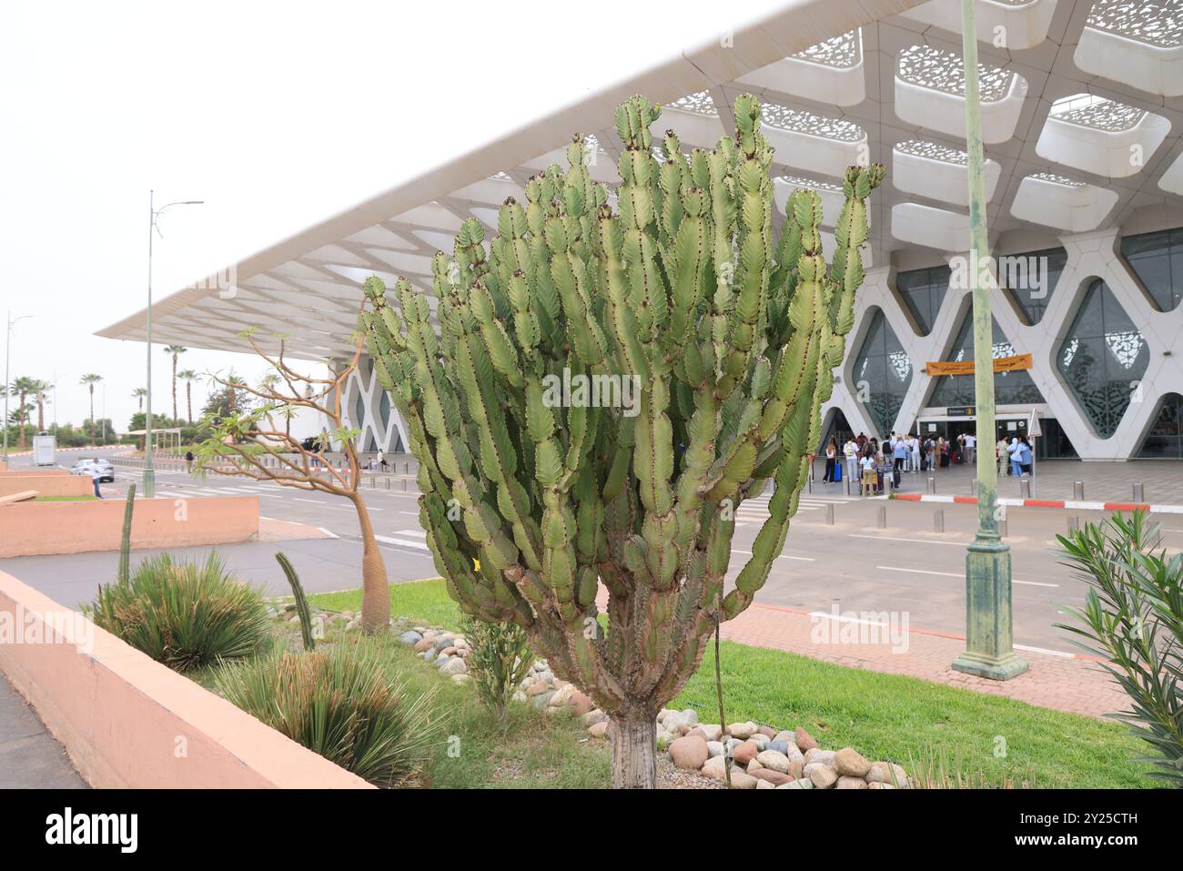 Marrakech International Airport in Morocco. Marrakech-Menara Airport ...