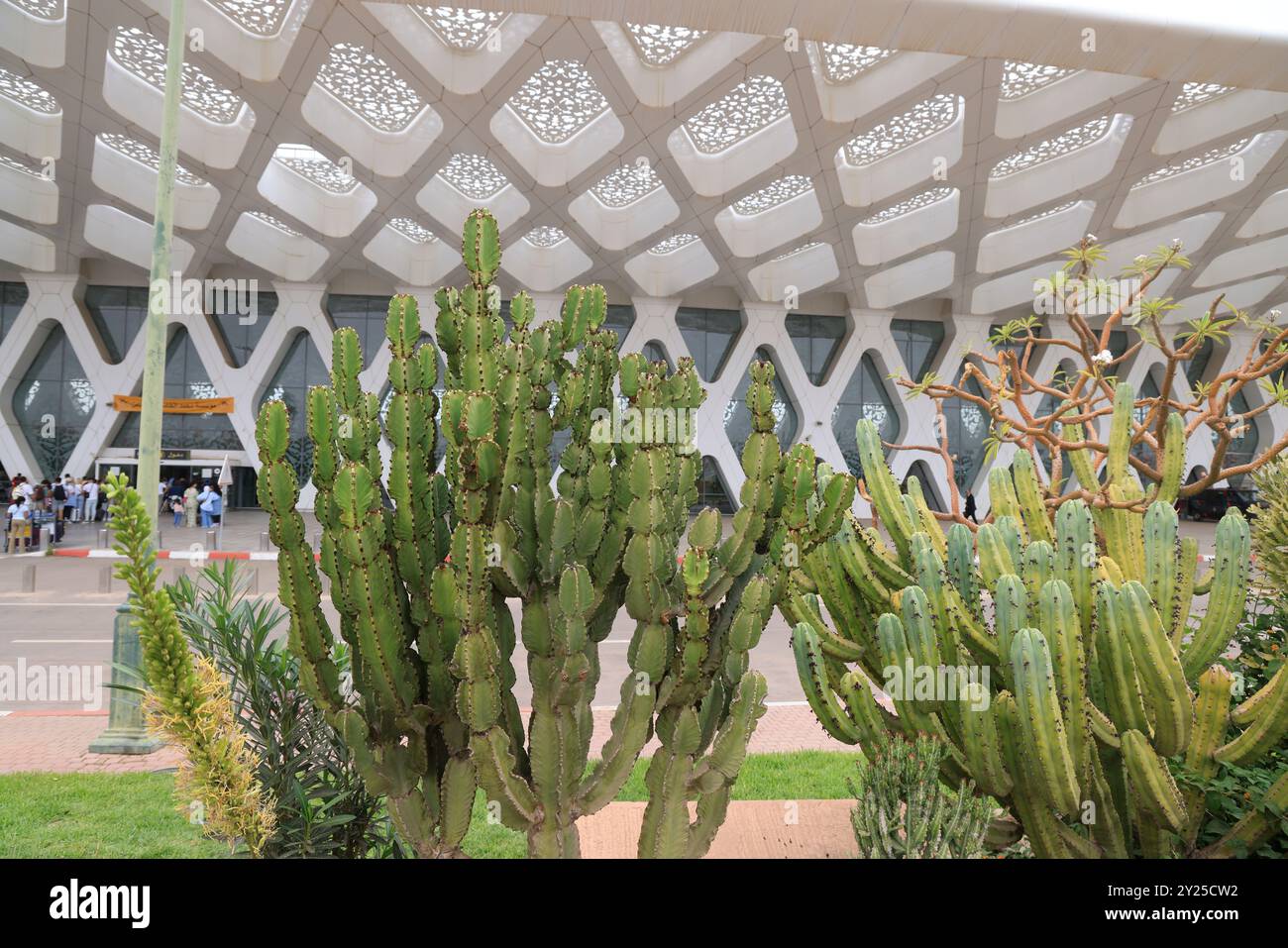 Marrakech International Airport in Morocco. Marrakech-Menara Airport ...