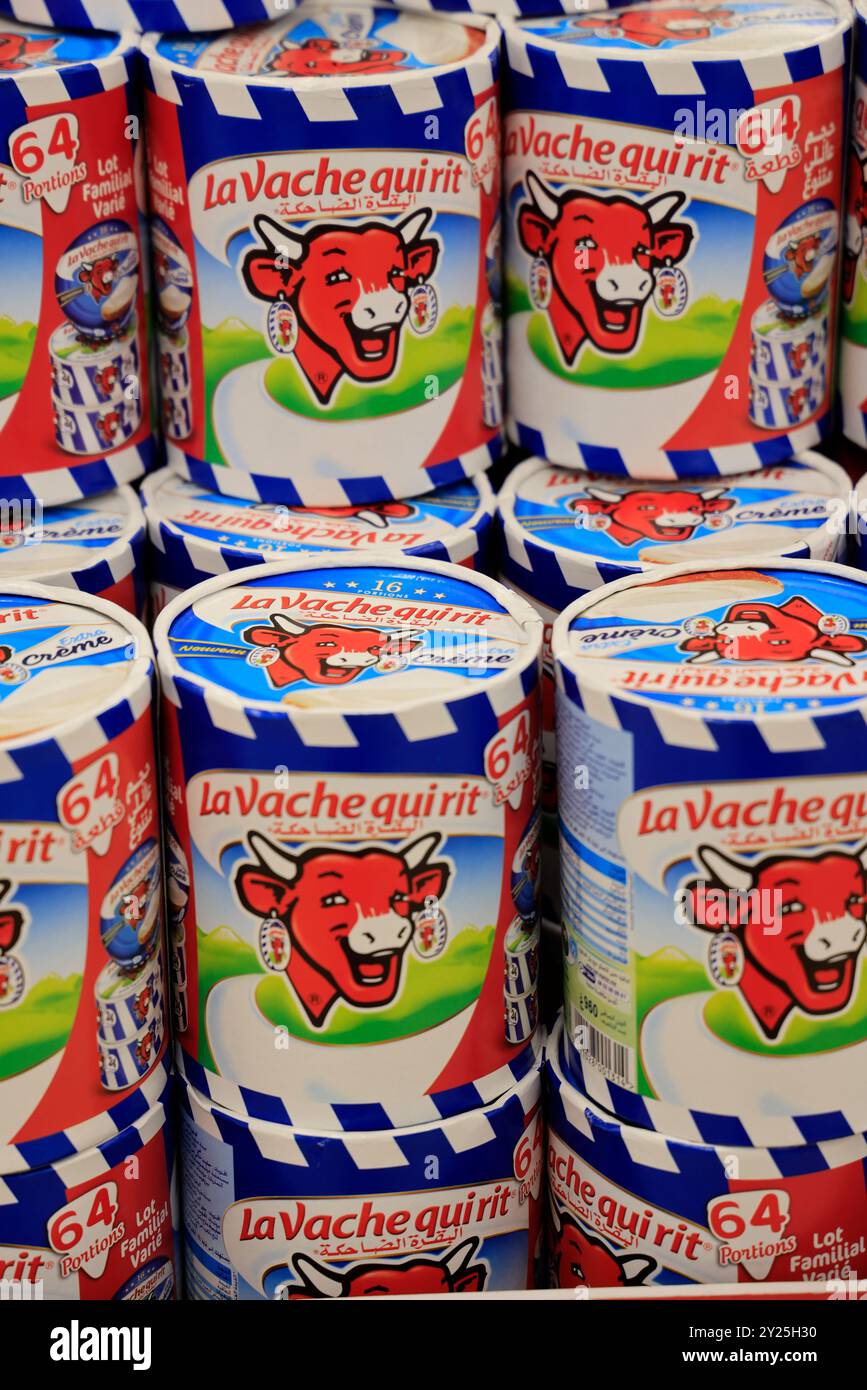 "The Laughing Cow", the favorite cheese of young and adult Moroccans ...