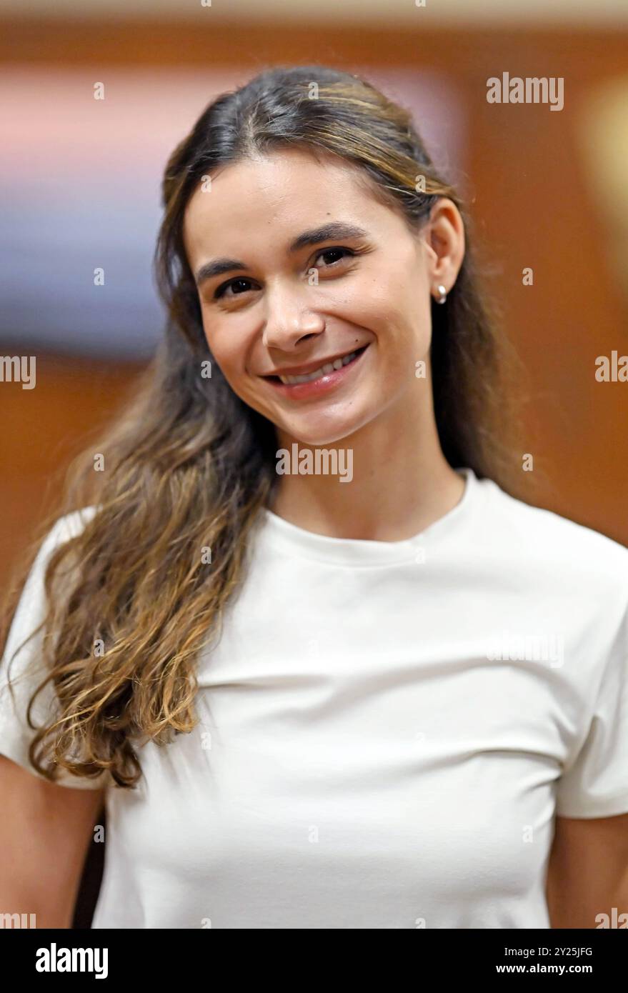 PRODUCTION - 09 September 2024, Baden-Württemberg, Baden-Baden: Actress ...