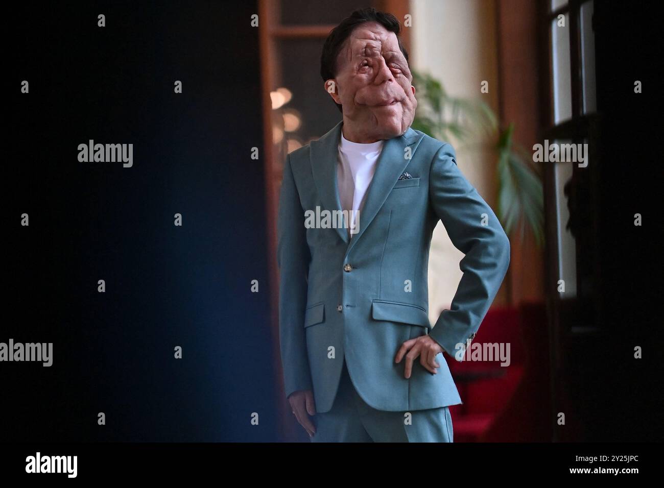 Adam Pearson during A Different Man photocall the 50th Deauville ...