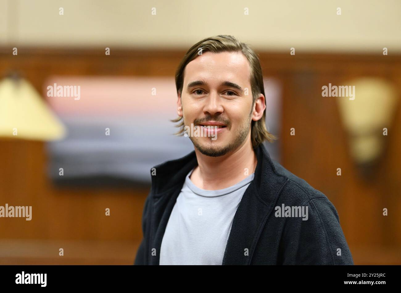 PRODUCTION - 09 September 2024, Baden-Württemberg, Baden-Baden: Actor ...