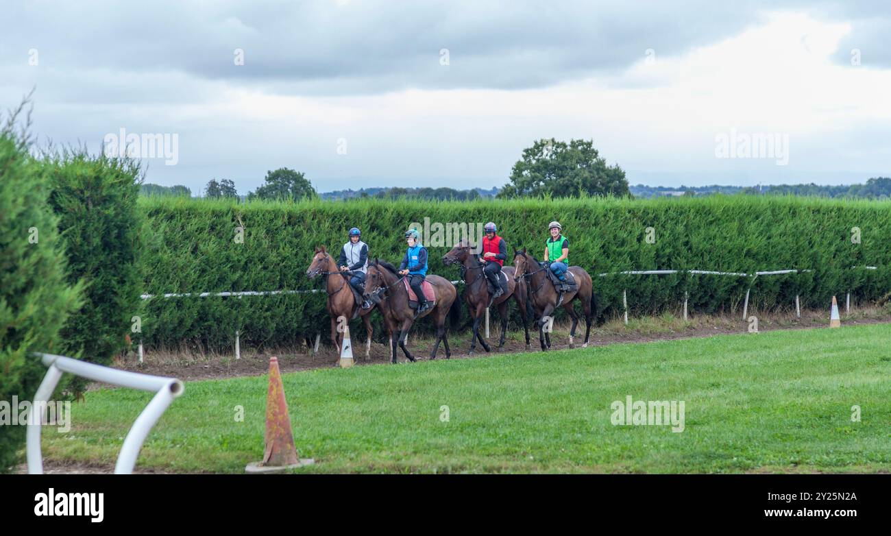 Darlington, UK.9th September 2024. Trainer Michael Dods threw open the ...