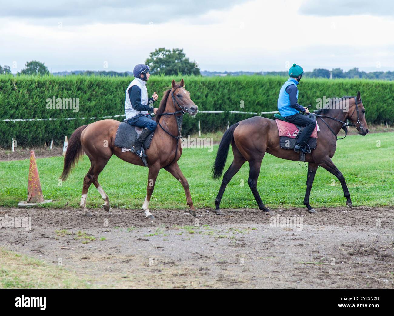 Darlington, UK.9th September 2024. Trainer Michael Dods threw open the ...