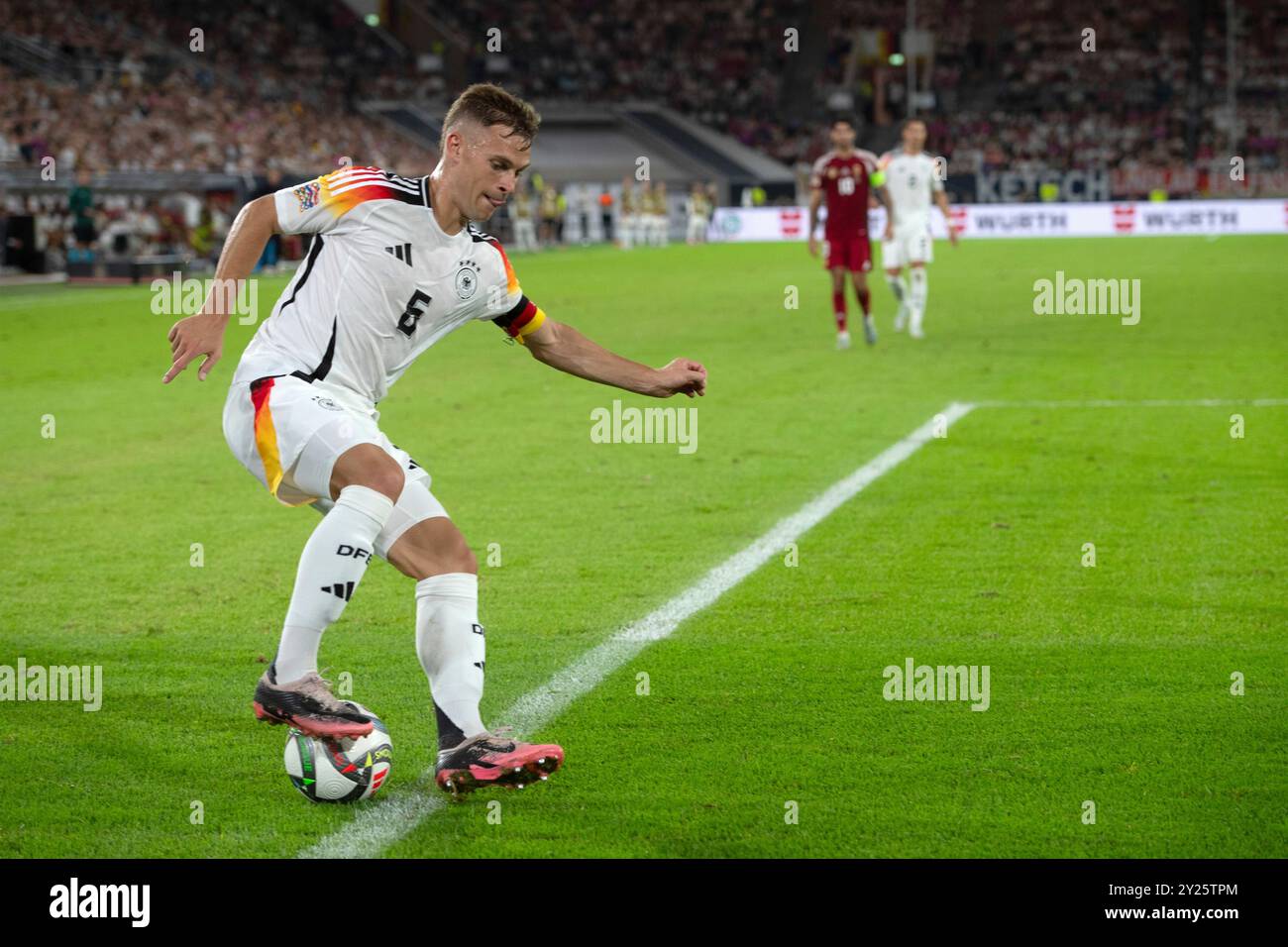 Dusseldorf, Deutschland. 07th Sep, 2024. Joshua KIMMICH (GER) Action ...
