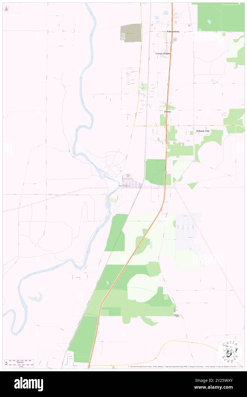 River Bend, Dougherty County, US, United States, Georgia, N 31 26' 36 ...