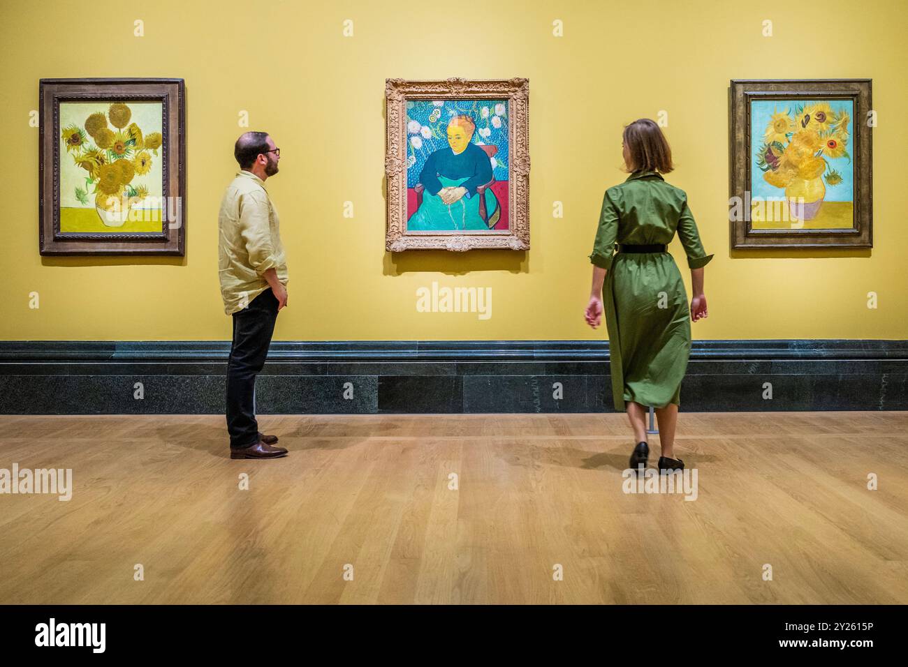 London, UK. 9 Sep 2024. Sunflowers, 1888, Madame Augustine Roulin ...
