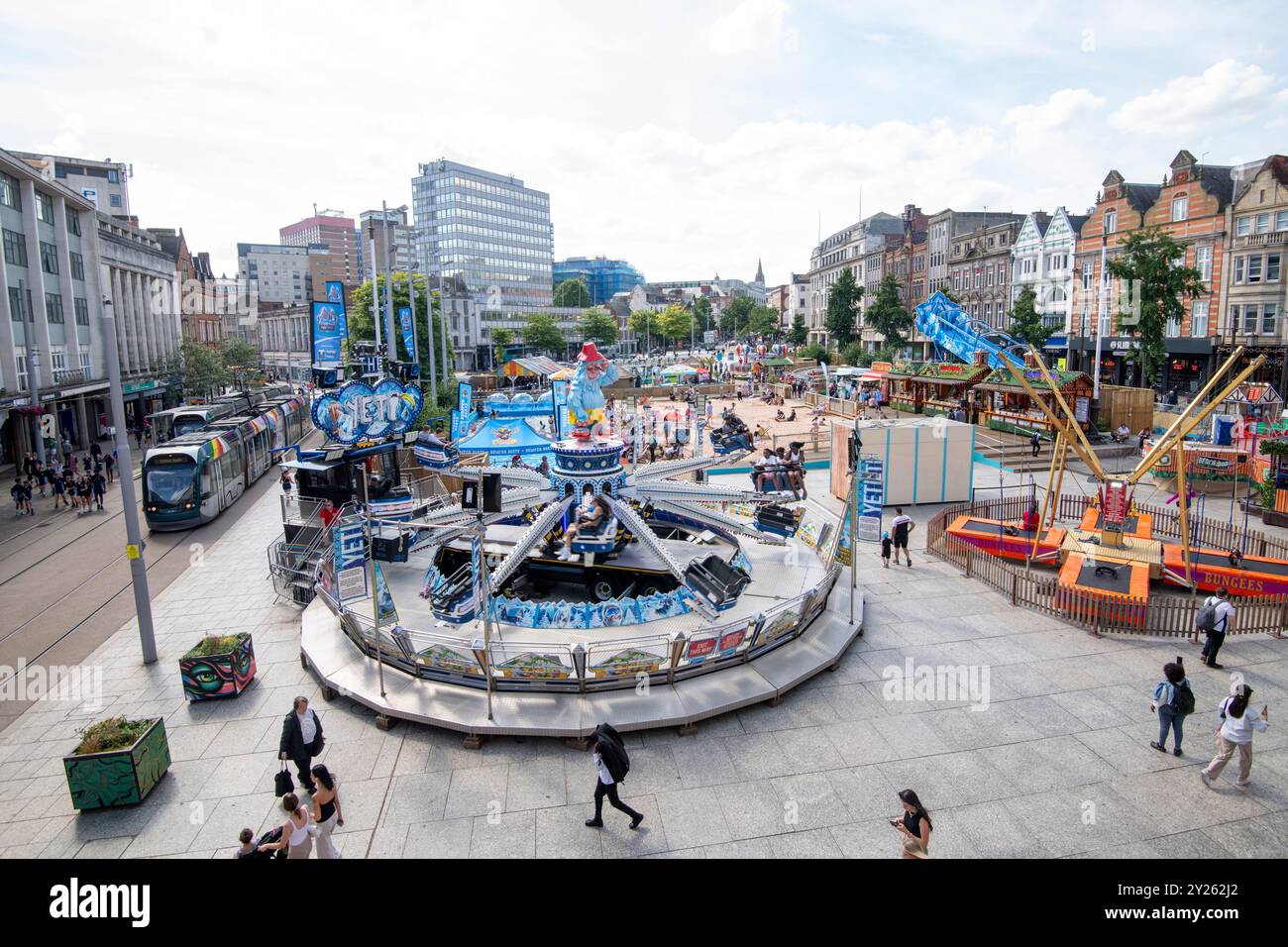 The Beach in the Market Square, Nottingham Nottinghamshire England UK ...