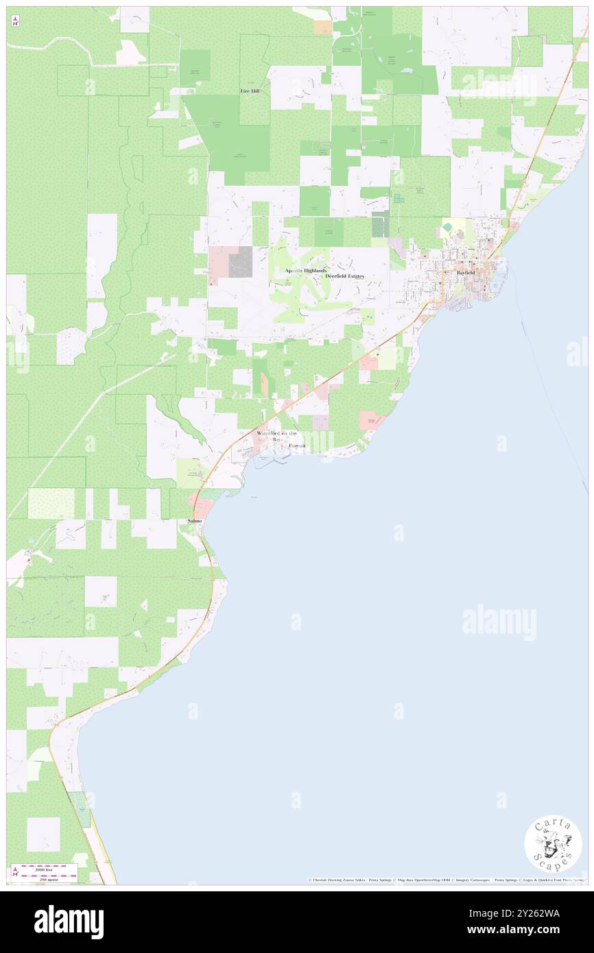 Pureair, Bayfield County, US, United States, Wisconsin, N 46 47' 24 ...