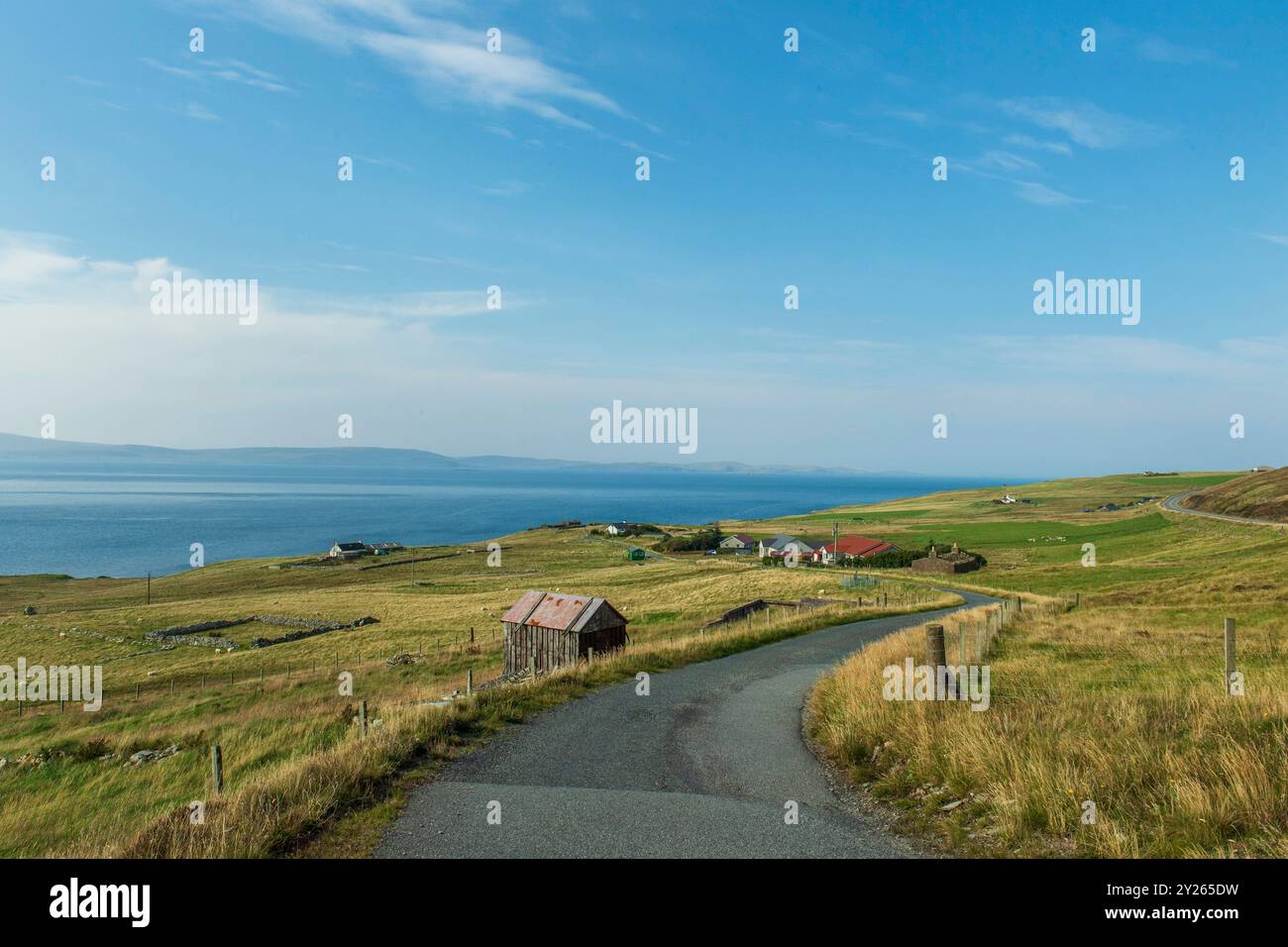 Yell, one of Shetland’s wildest islands, known for open moorland ...