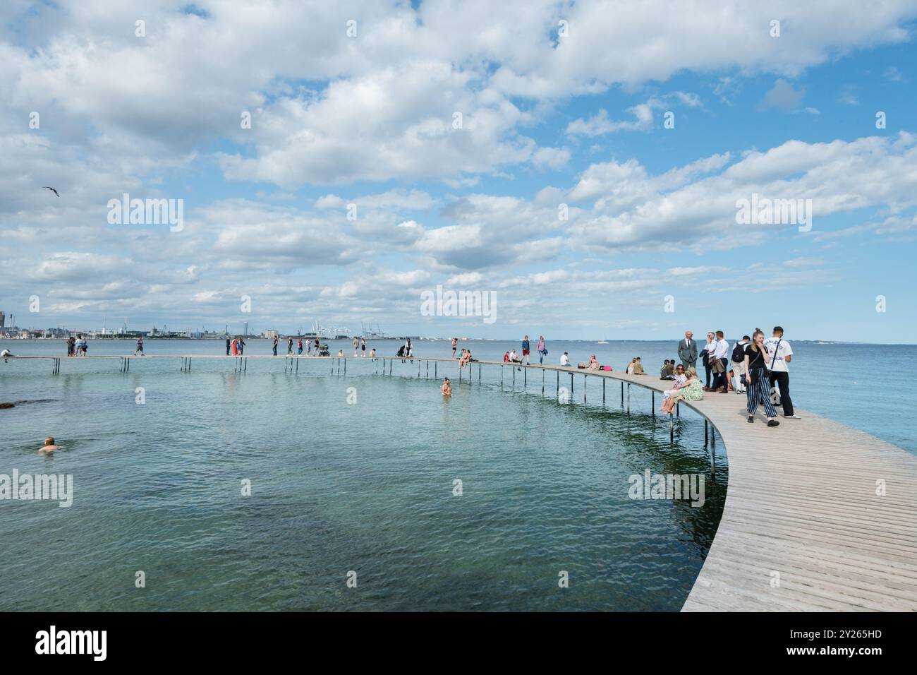 The Infinite Bridge, Aarhus, Denmark Stock Photo - Alamy