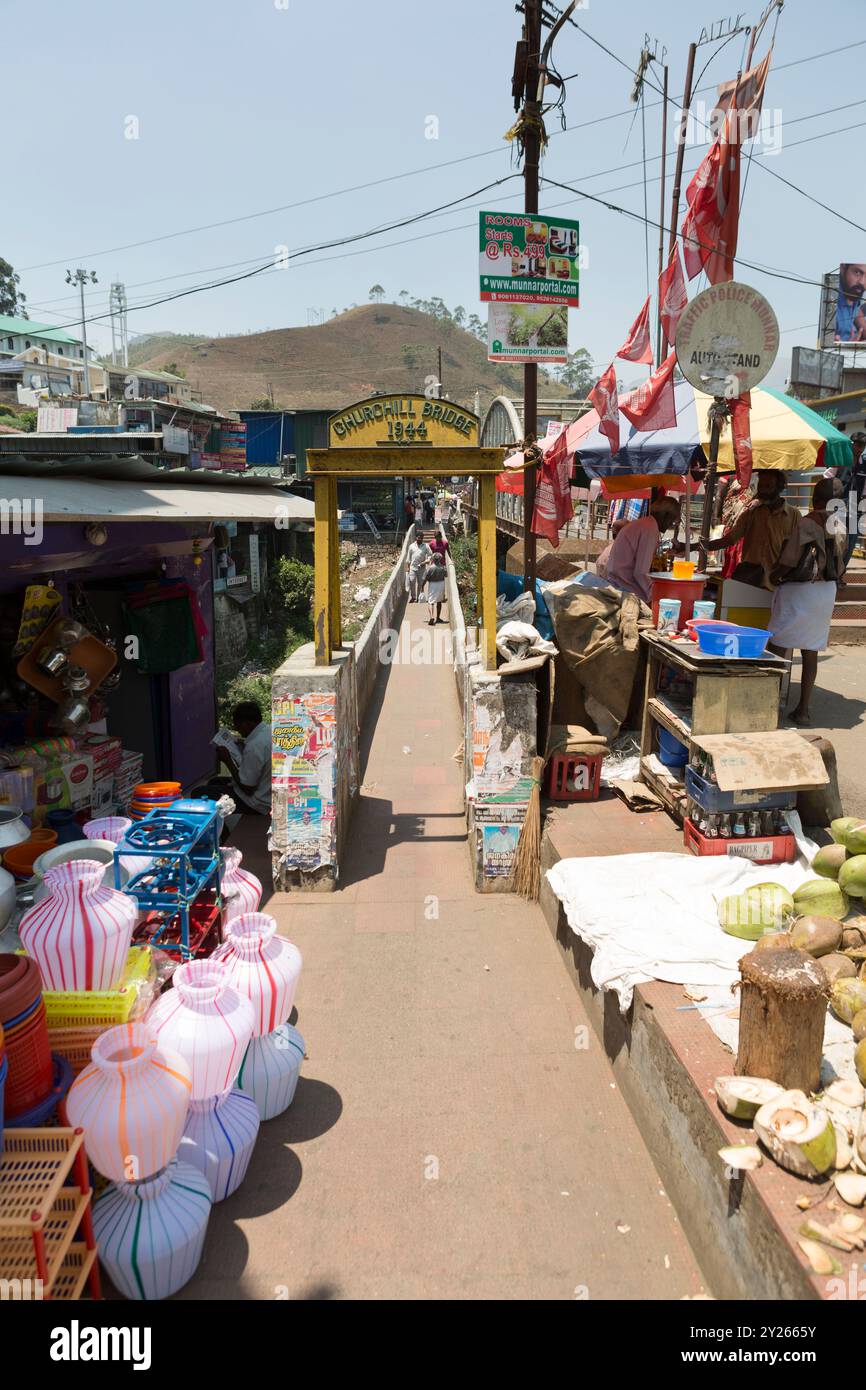 India, Kerala, Munnar, Street market in Munnar town Stock Photo - Alamy