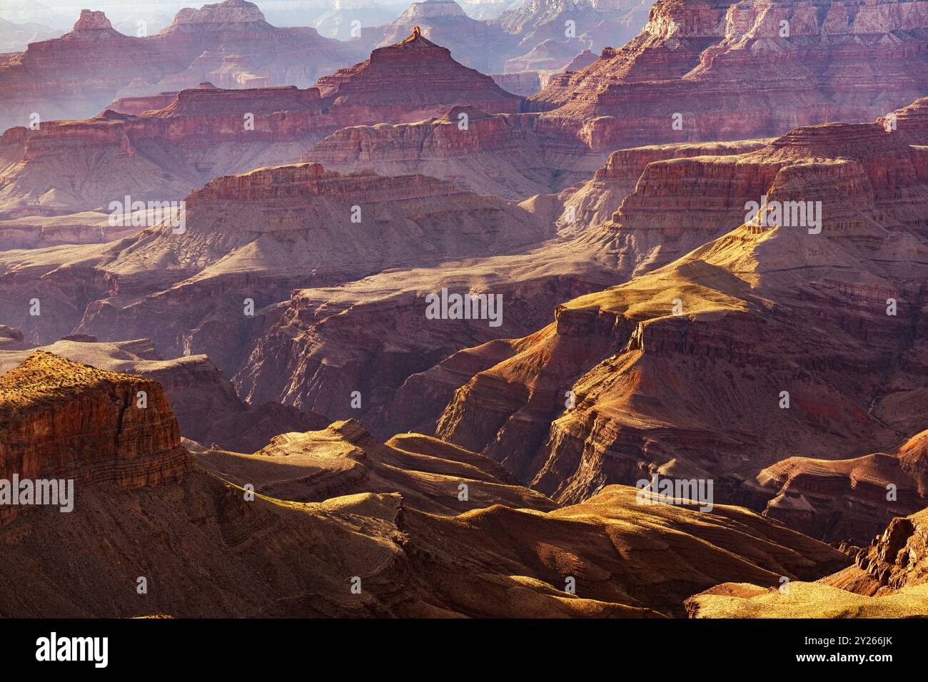 Grand Canyon at sunset from Desert View Watchtower viewpoint, Arizona ...