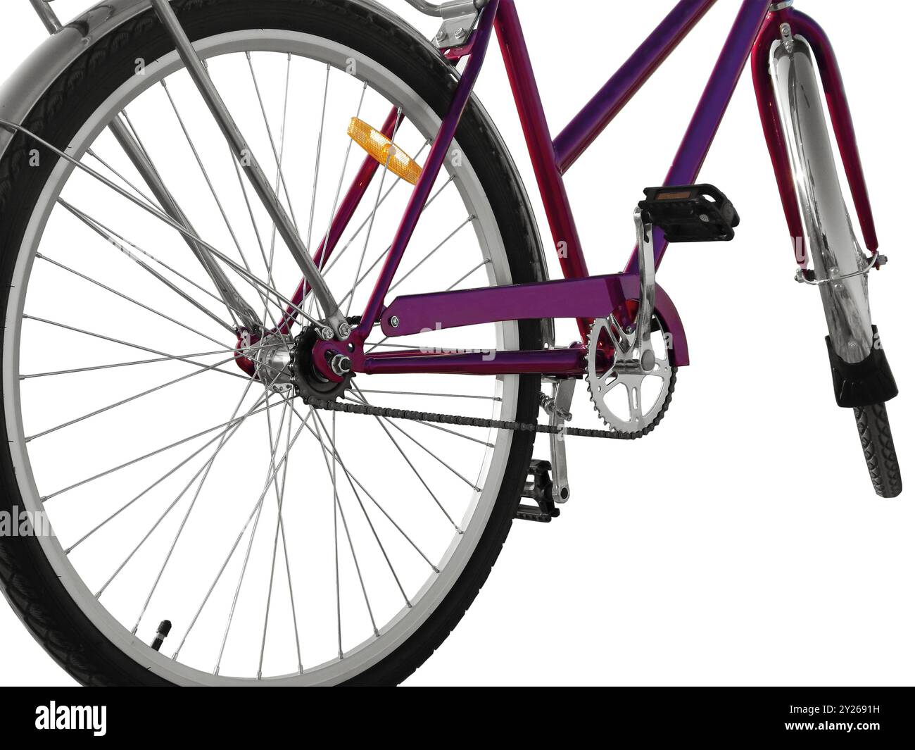 City road bike. Close-up. Isolated on white background Stock Photo - Alamy